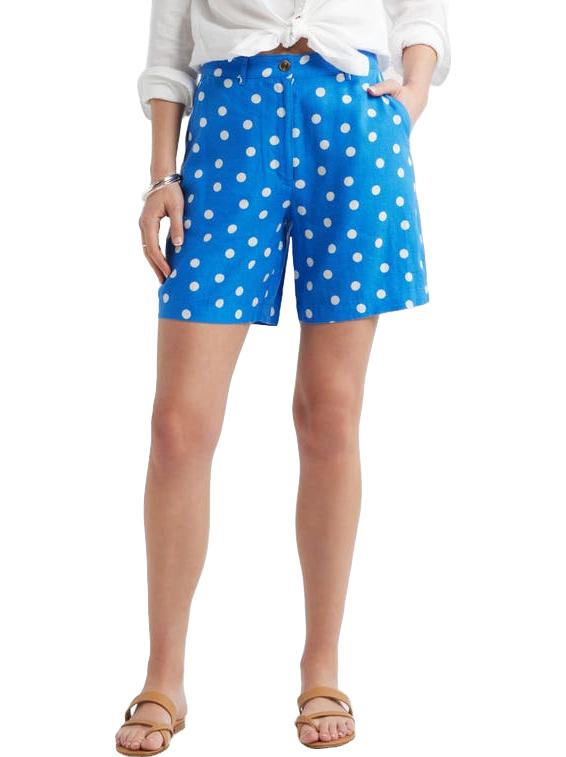 CASLON Relaxed Linen Blend Bermuda Shorts